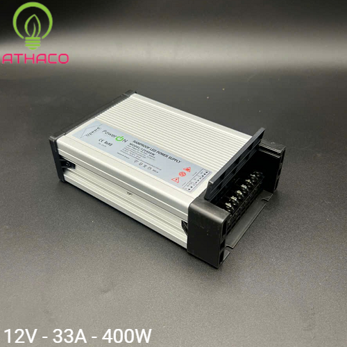 Nguồn LED 12V Ngoài Trời 33A 400W AThaco Giá Tốt HCM